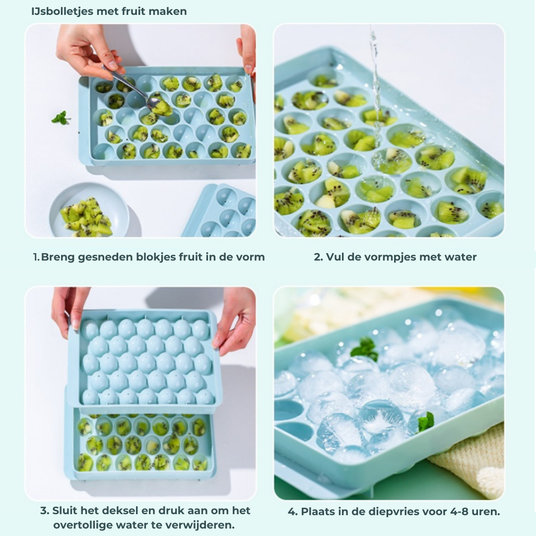 Ijsblok vorm - bolletjes – ZijTak